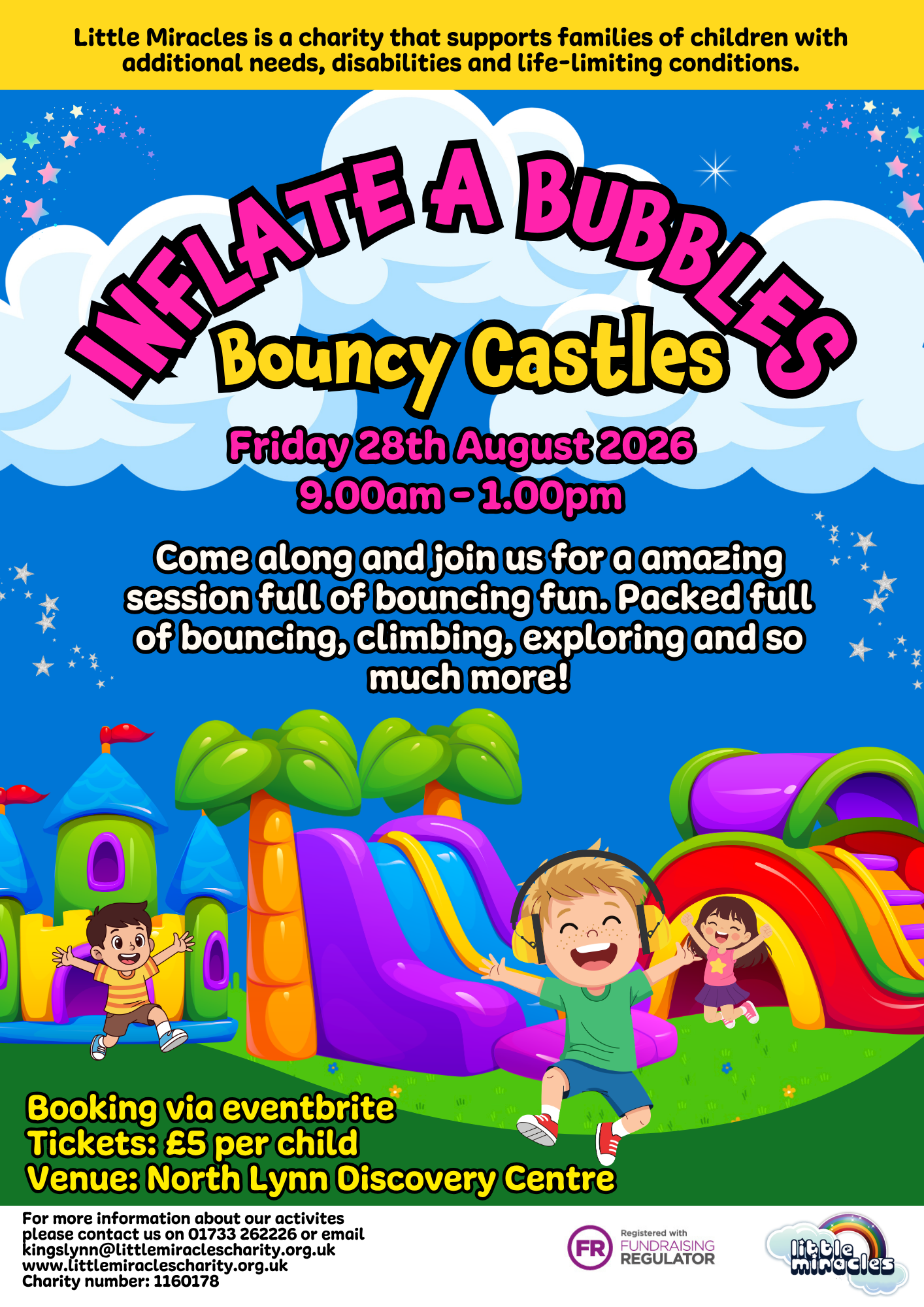 Inflate A Bubbles - SEN with Little Miracles Charity · Eequ