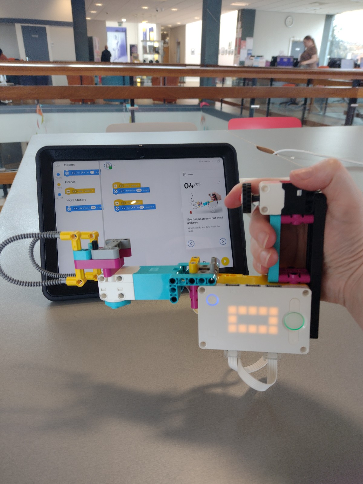 Build and code with LEGO Spike Prime with Stockton-on-Tees Libraries · Eequ
