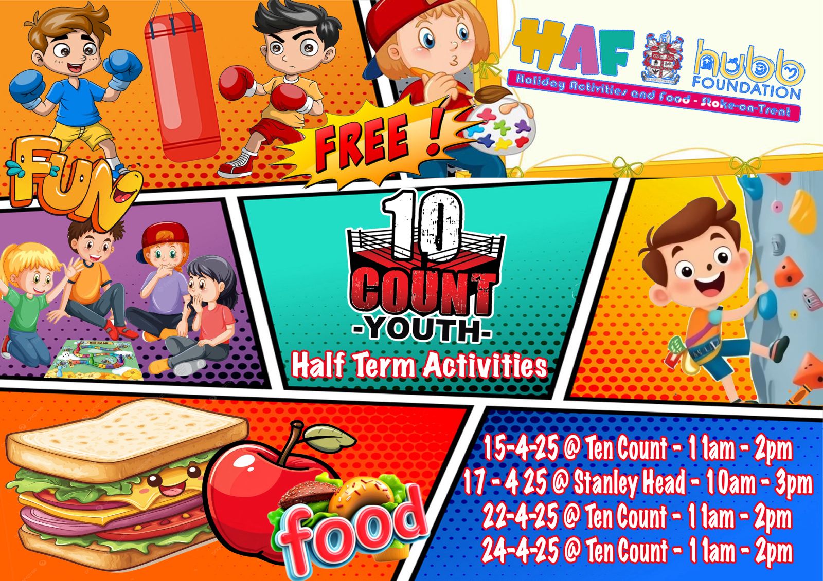 Sports & Games Days at Ten Count Centre with Ten Count Boxing Gym CIO ...