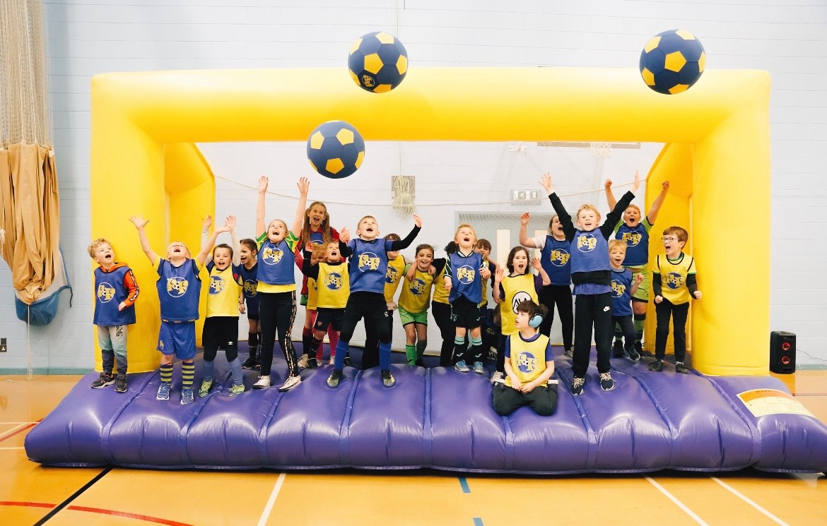 Inflatable Football Fun Camp - Easton with The Football Fun Factory · Eequ
